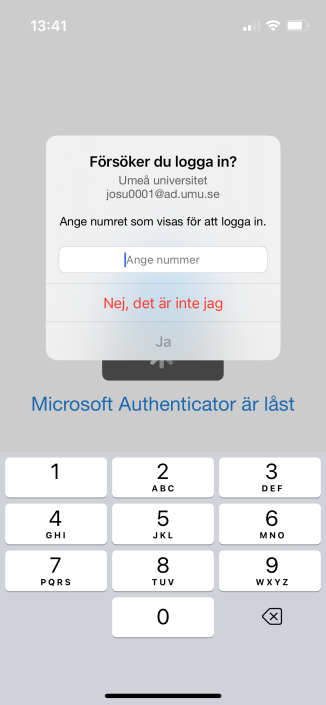 Logga in med multifaktorautentisering (MFA) mot Microsoft 365 – Manual