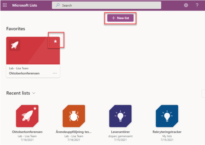 How to use Microsoft Lists – Manual