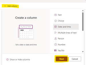 Calendar view in Microsoft Lists – Manual