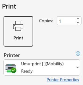 Install Umu-print – Manual