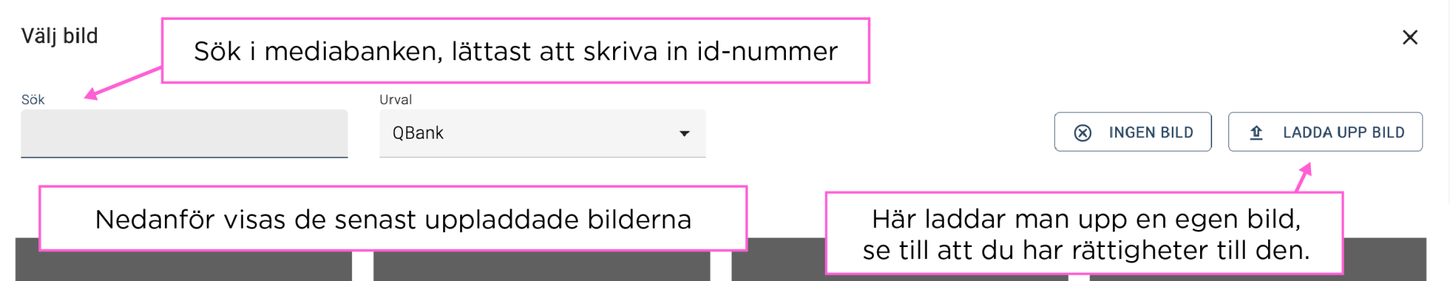 Infoga bild i grafiskt mallverktyg – Manual