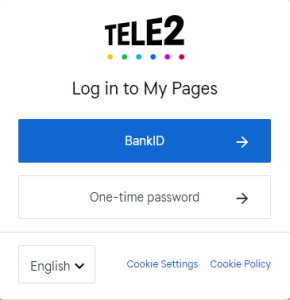 My Pages Tele2 – Manual