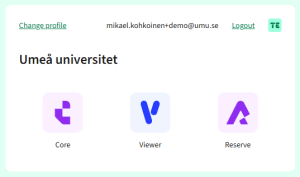 Login to TimeEdit – Manual